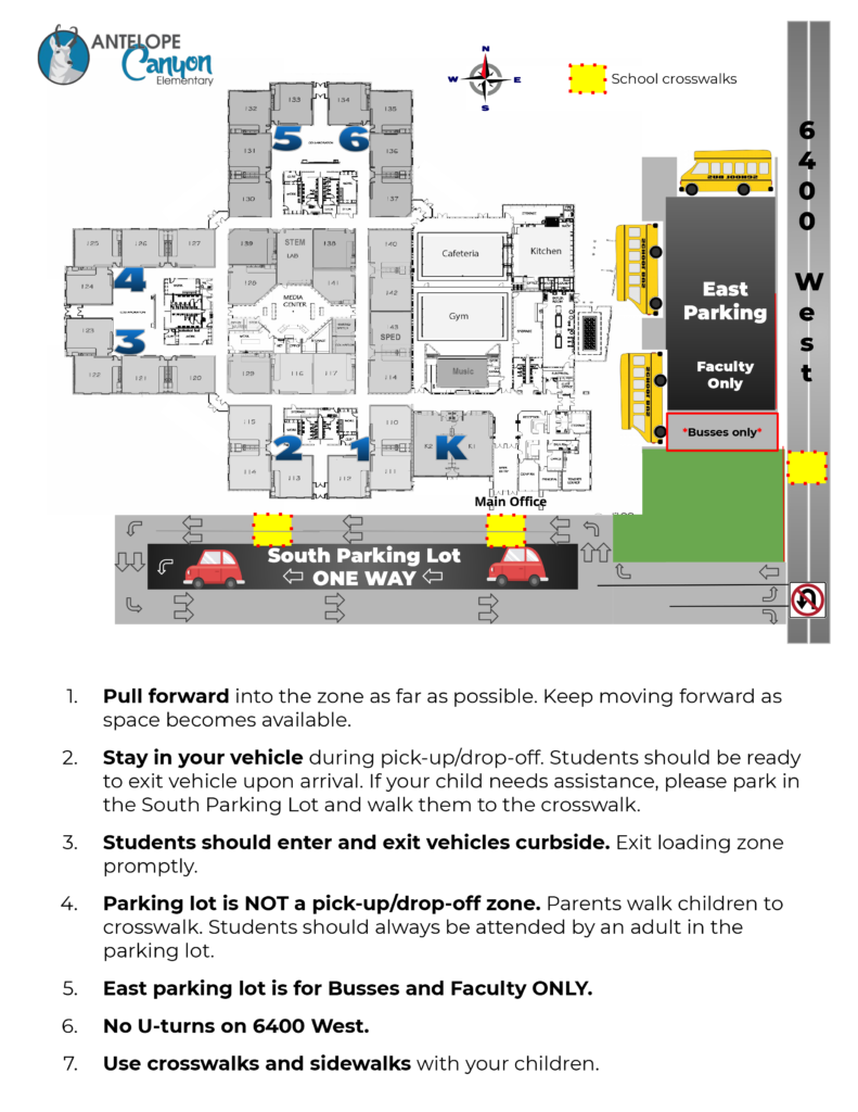 Student Drop Off and Pick Up – Antelope Canyon Elementary